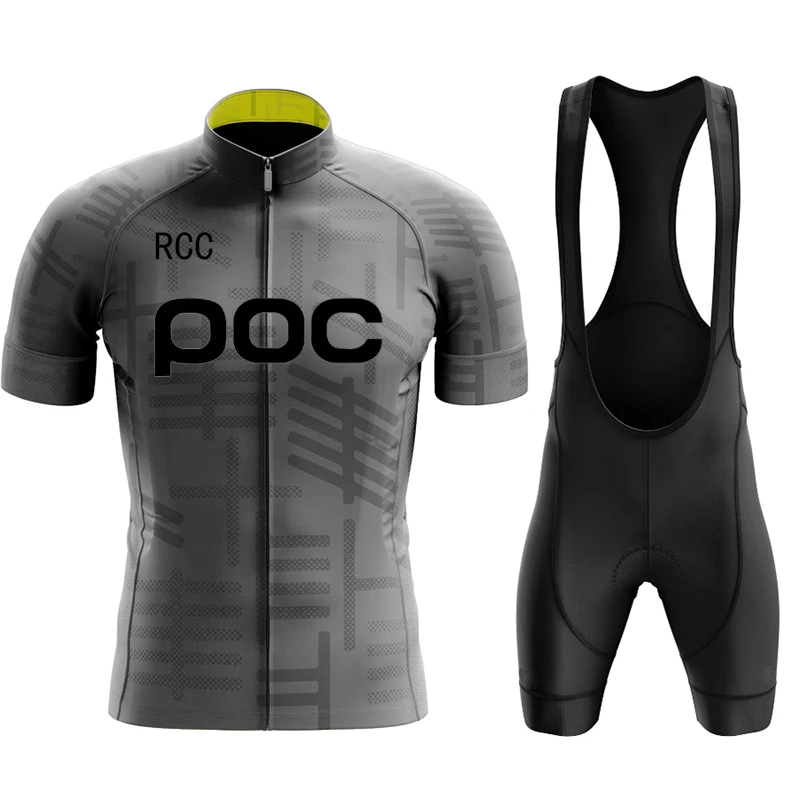 RCC-POC-Cycling-Jersey-Bib-Set-MTB-Uniform-Bike-Clothing-Quick-Dry ...
