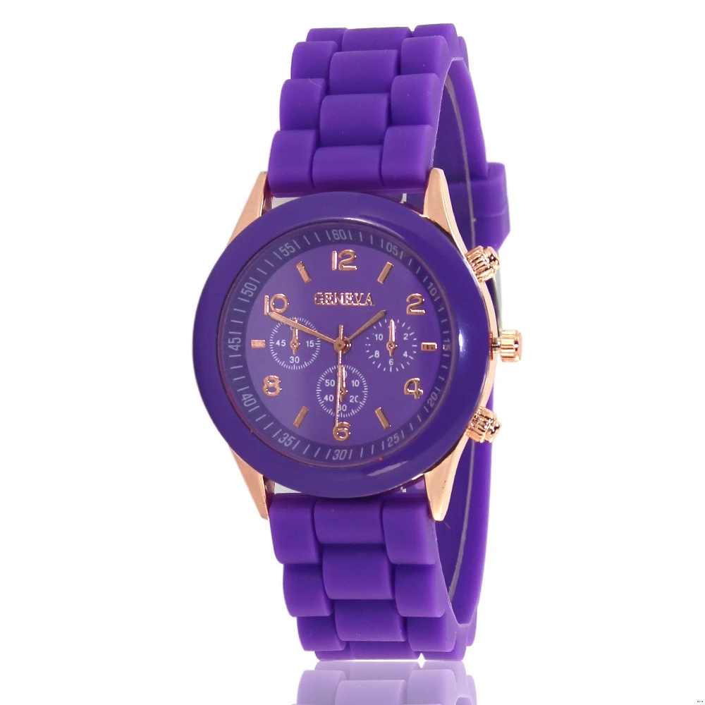 Geneva Children Quartz Watch Fashion Kids' Watches Ladies Purple ...