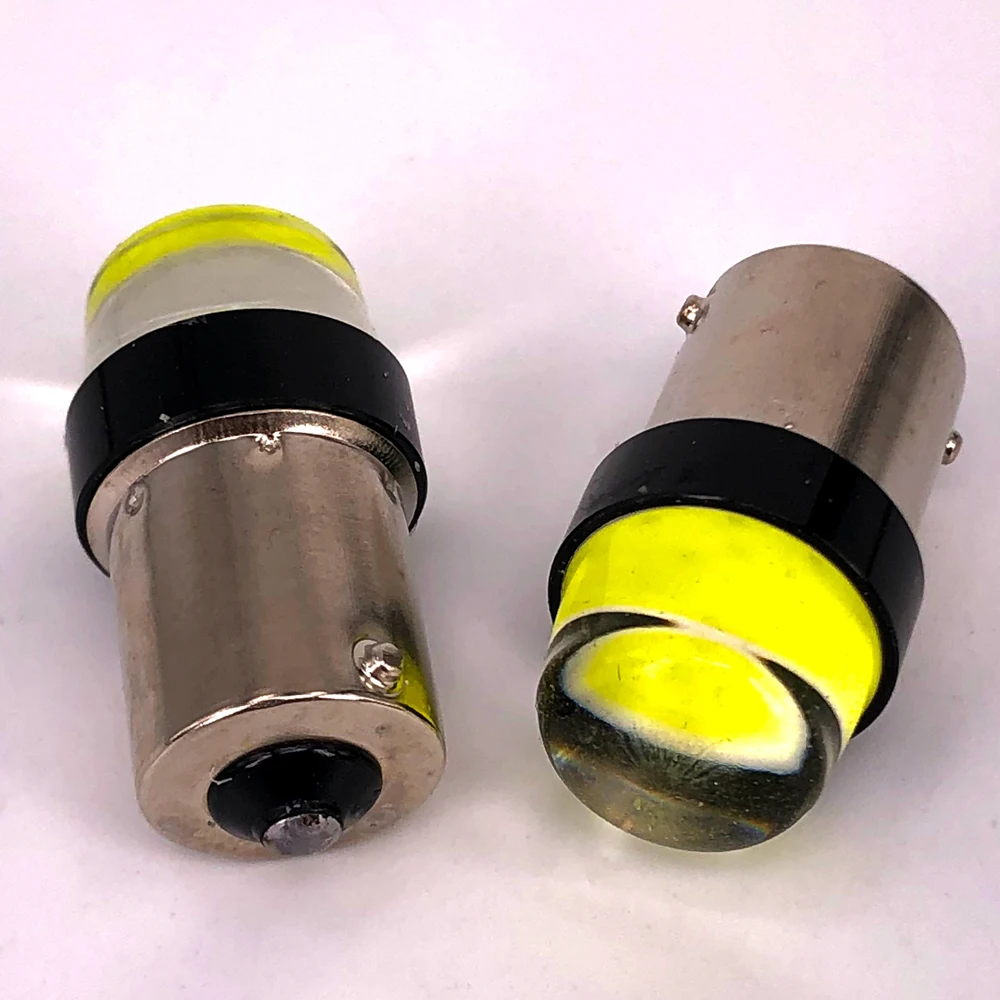 10Pcs1156-BA15S-1157-Reversible-Light-Led-Brake-Light-Cob-Strobe-Signal ...