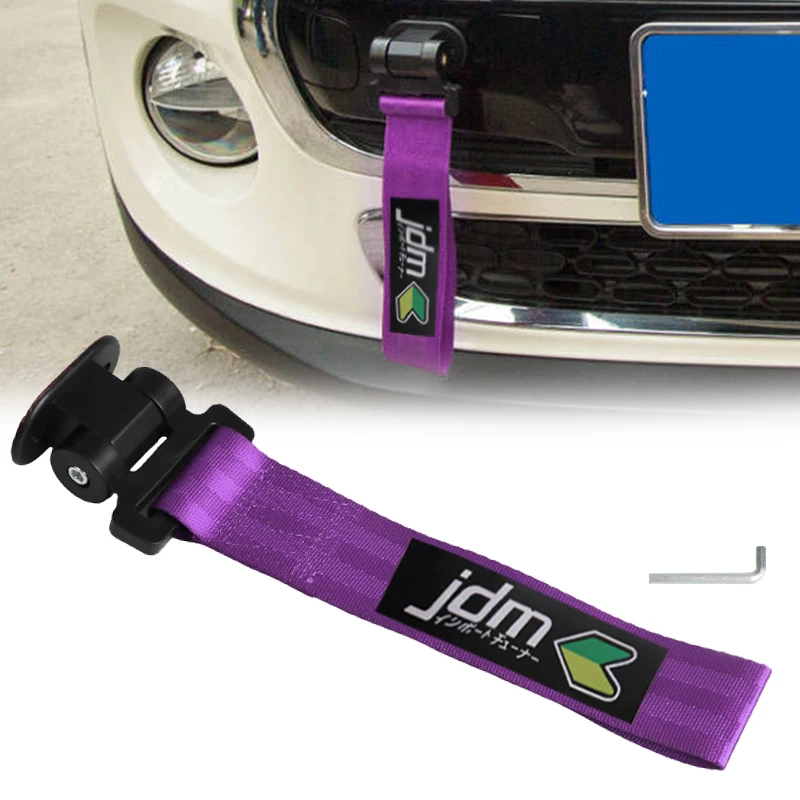 JDM-Racing-Style-Tow-Strap-Universal-Race-Towing-Bars-Nylon-Car-Trailer ...