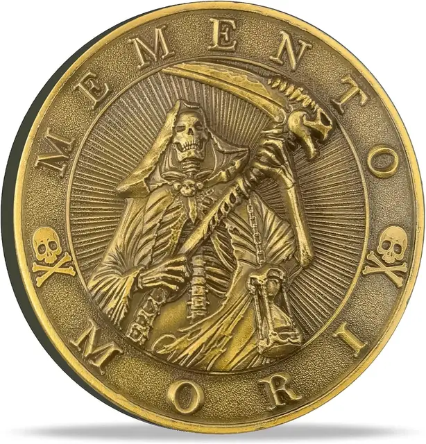 Motivational Gift Coin - Carpe Diem Motivational Coin With Life & Death ...
