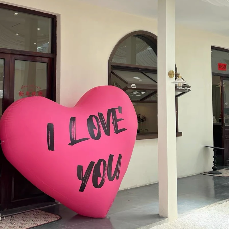 Large-Heart-Shaped-Love-Balloon-Engagement-Decoration-Inflatable-Model ...