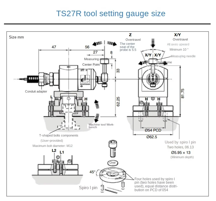 Слабый защитный стержень фотоэлемент Renishaw Ts27r A- 5003-5171 датчик ...