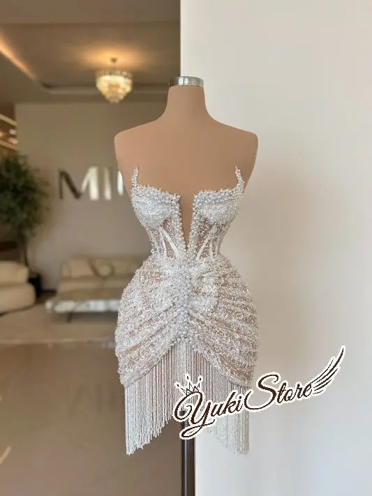 Brand new pre-sale customized model cocktail dress Beautiful Quality ...