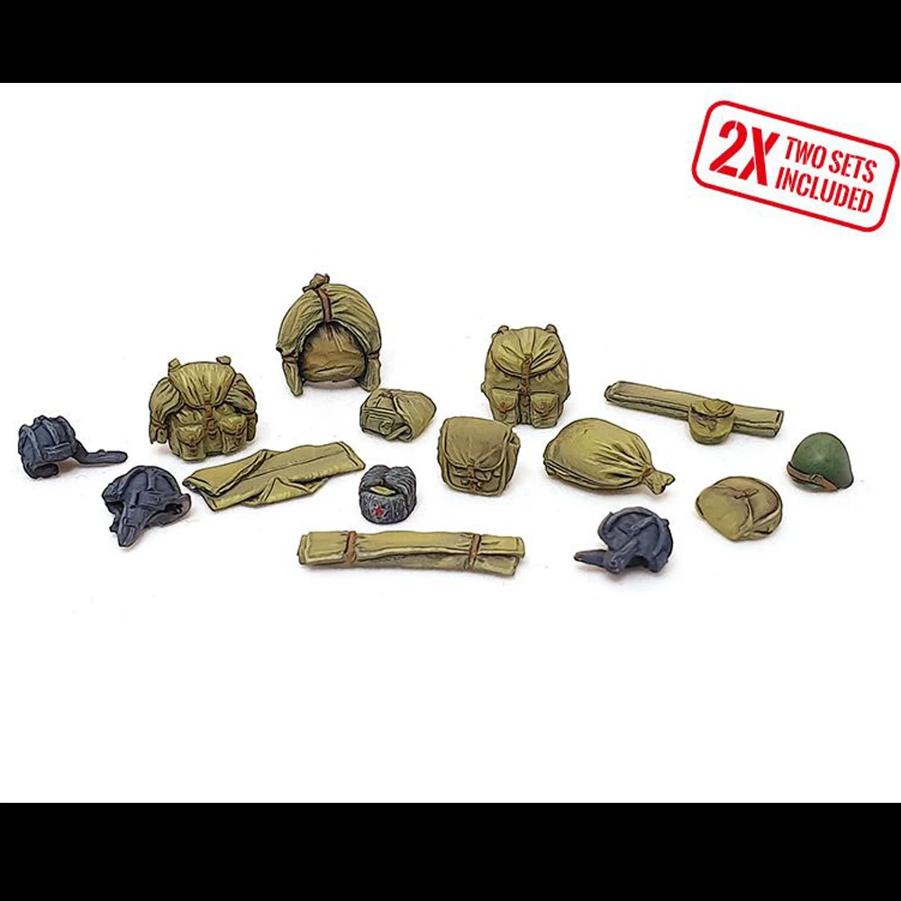 1-35-Russian-Army-WW2-equipment-accessories-set-Resin-Model-figure ...