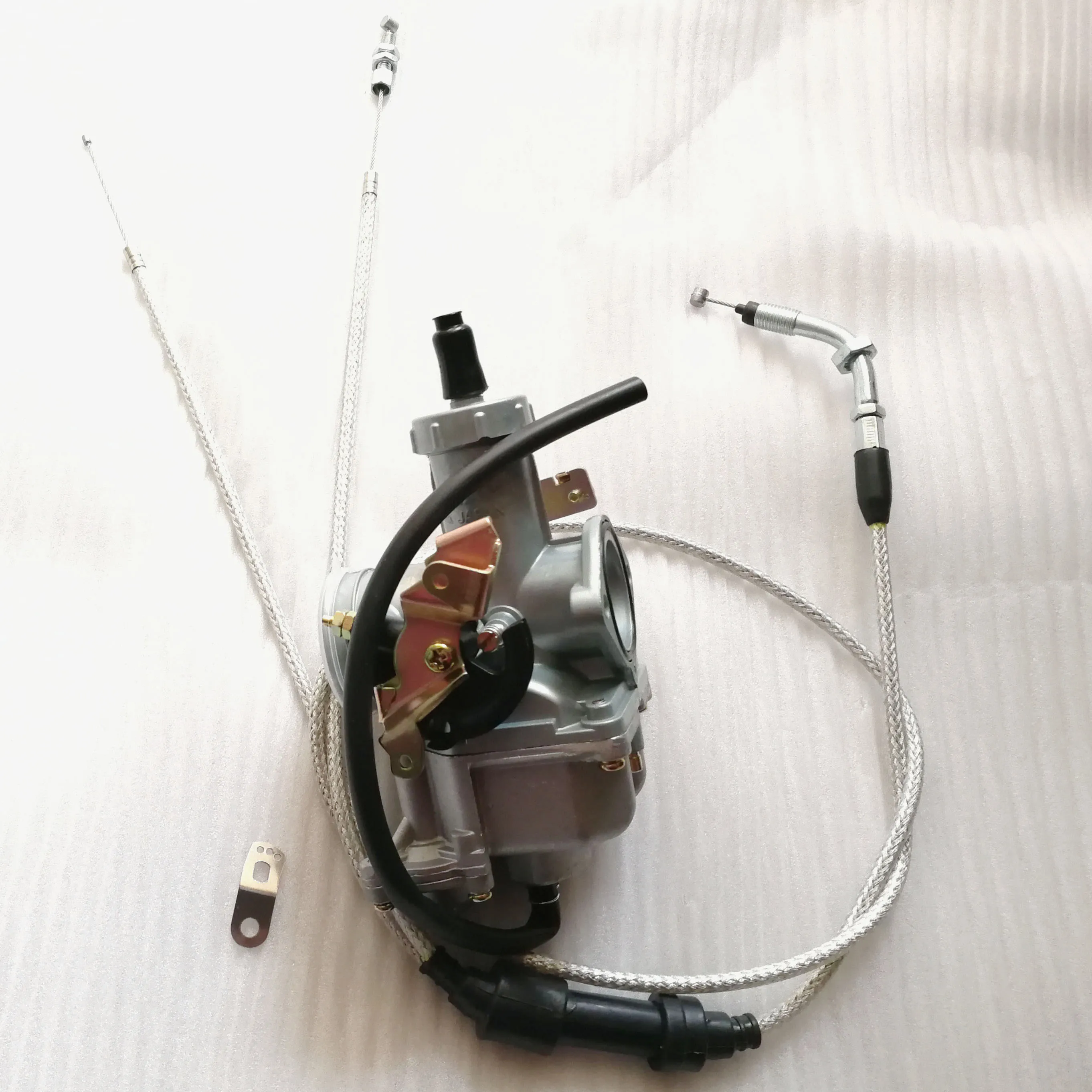 PZ30 30mm Carburetor Accelerating Pump Cable Choke Carb + elbow Dual ...