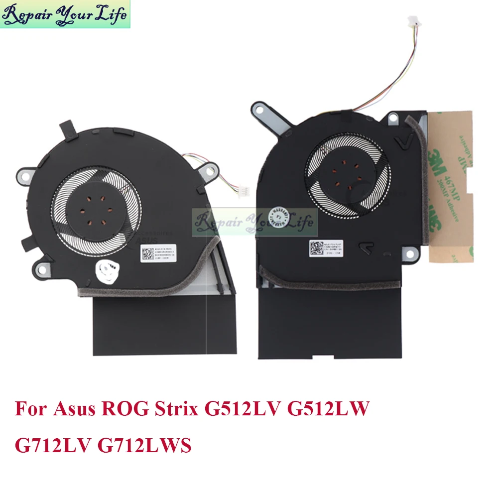 Laptop-CPU-GPU-Fan-Cooler-For-Asus-ROG-Strix-G512LV-G512LW-G712LV ...