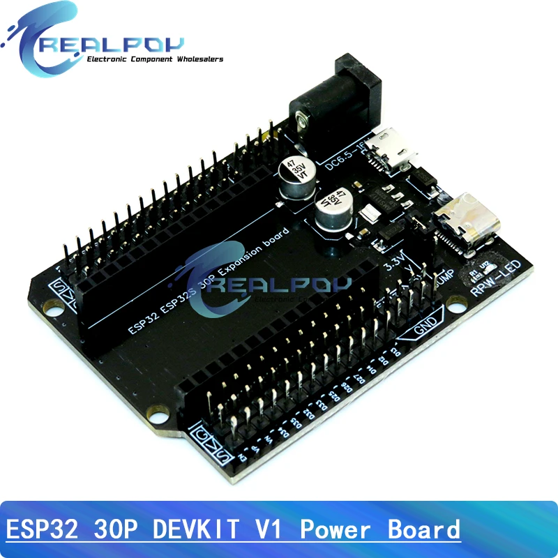 Placa-de-desarrollo-de-expansi-n-ESP32-WROOM-32-30P-DEVKIT-V1-m-dulo-de ...
