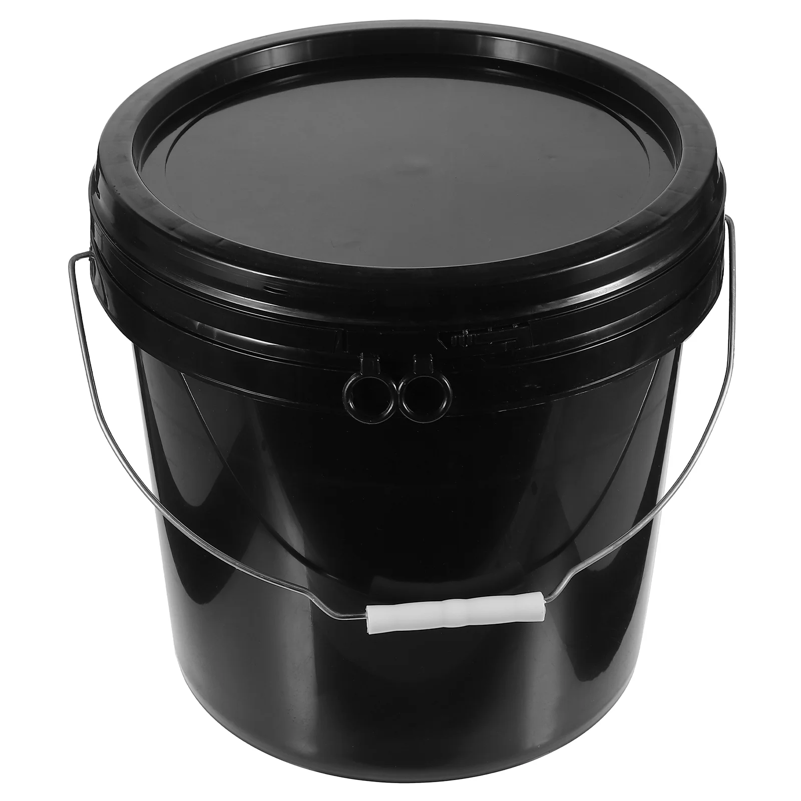10-Liter-White-Abs-Bucket-10L-with-Lid-Hand-held-Big-Mouth-Color-Mixing ...