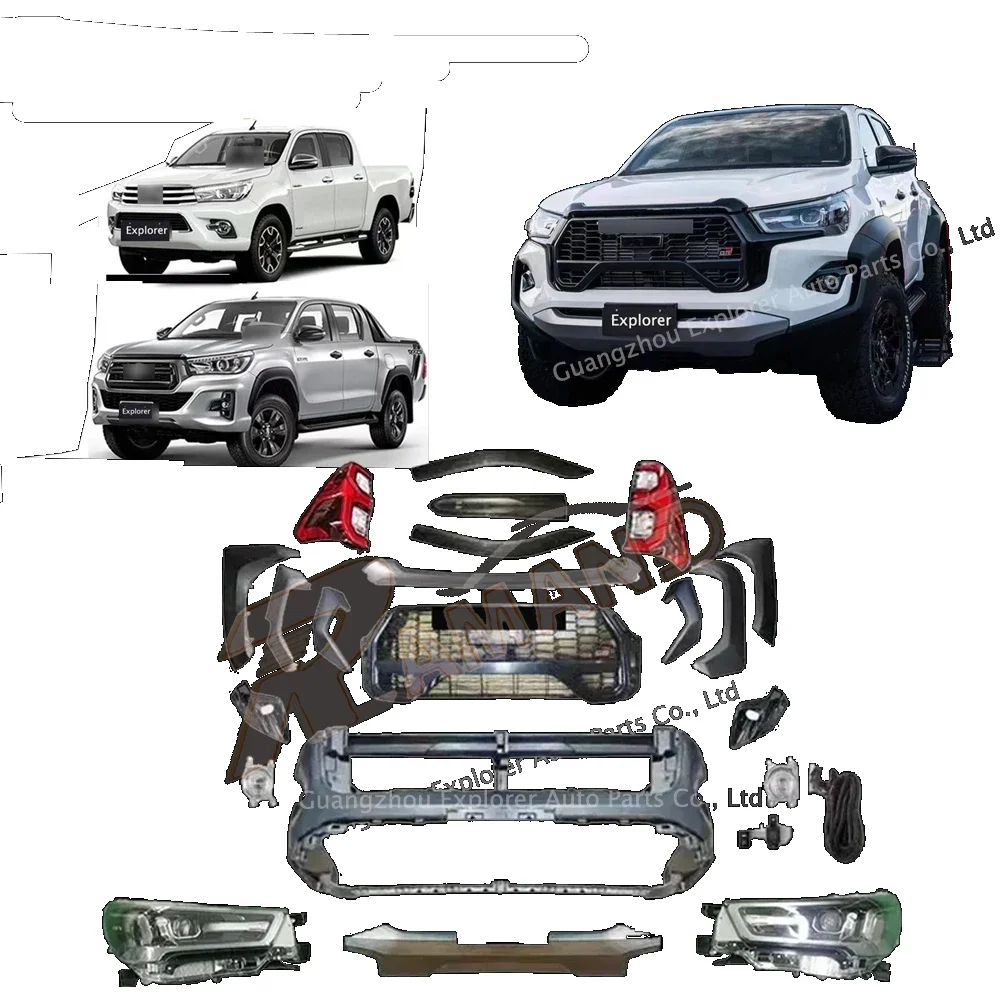 RAMAND-Bodykit-for-Hilux-Revo-Rocco-2016-2020-Upgrade-to-Hilux-GR-Sport ...