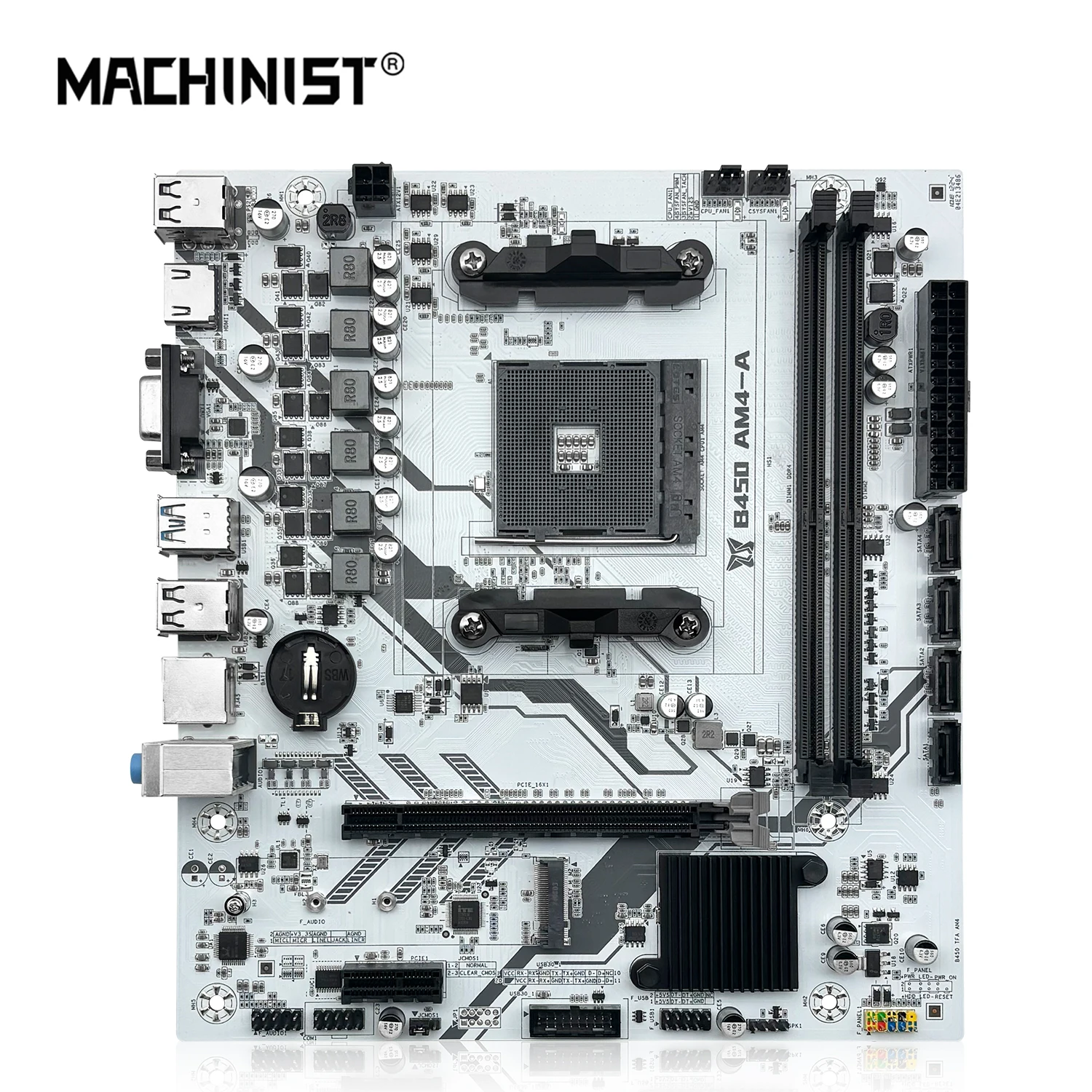 MACHINIST-placa-base-B450-AM4-A-compatible-con-AMD-Ryzen-CPU-de-1-5 ...