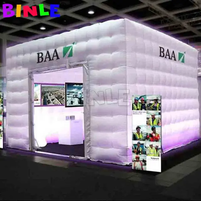 Customized Giant Outdoor Inflatable Tent With LED Inflatable Marquee ...