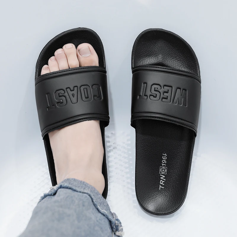 Men's Slippers New Anti slip Net Red Beach Slippers Men's Anti slip ...