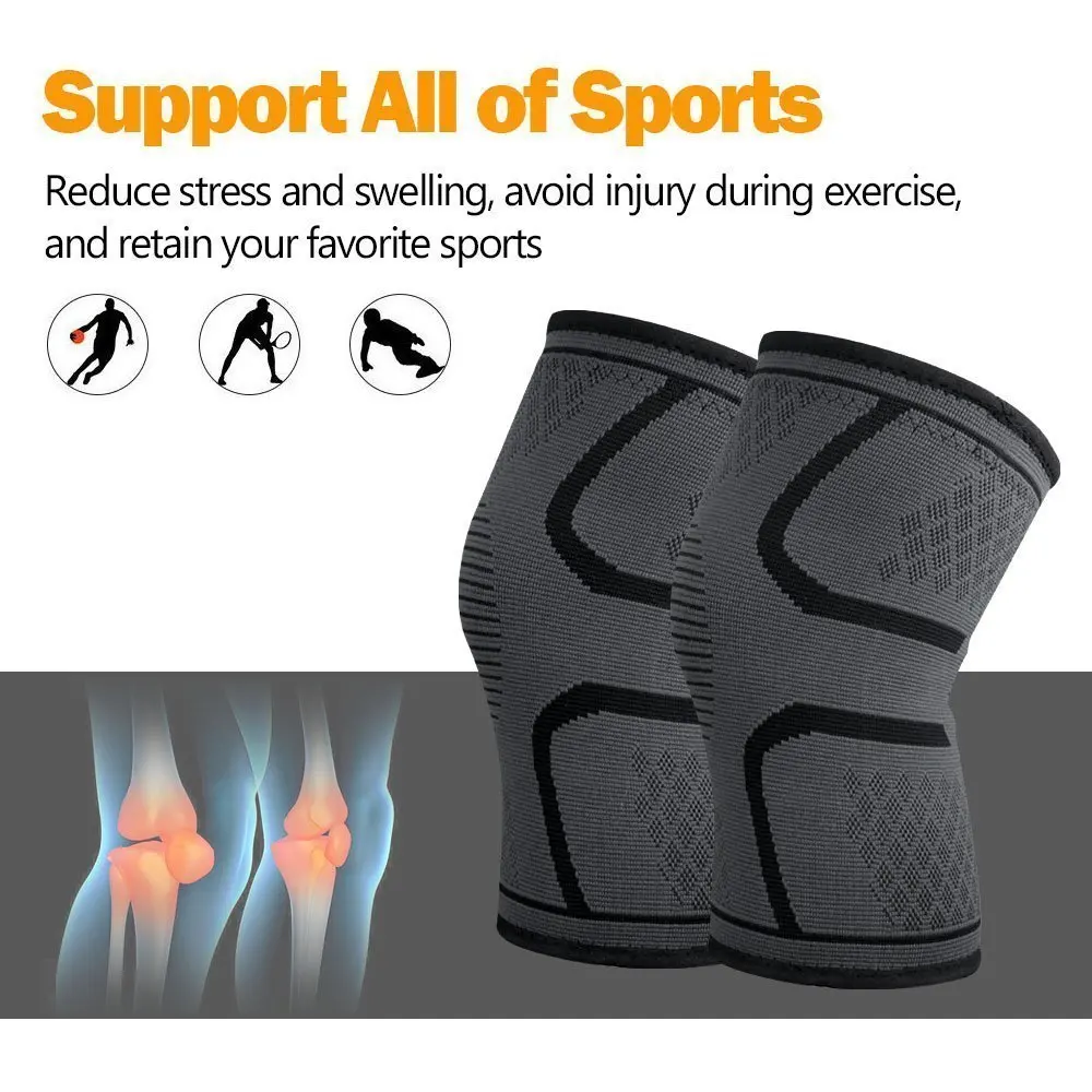 High-Elasticity-Sports-Knee-Protection-Knitted-Breathable-Compression ...