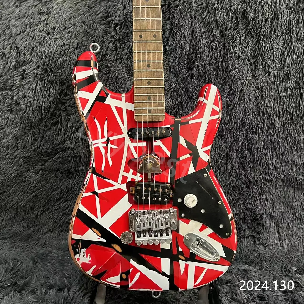 RapRelic-Electric-JE-Red-Frank-5150-Black-White-Strihear-Floyd-Rose ...