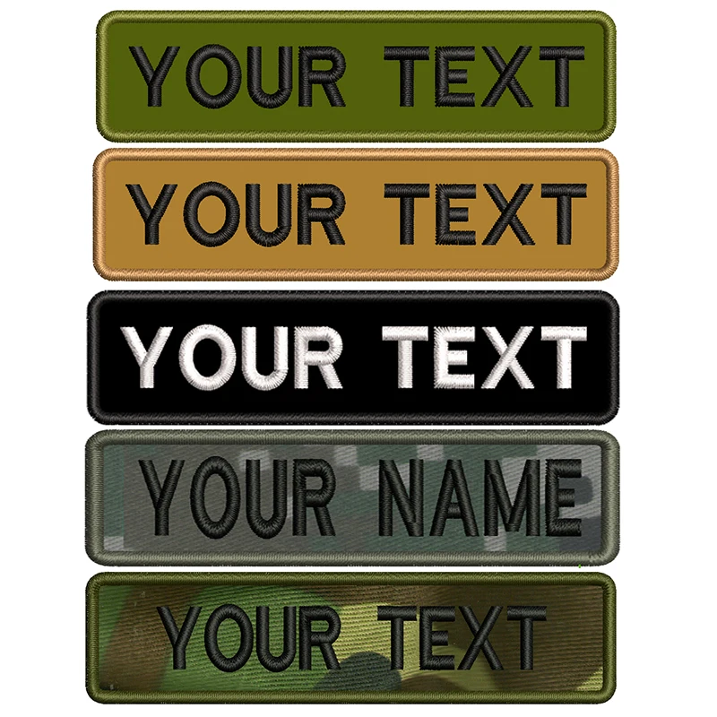 Uniform Name Tag Patches