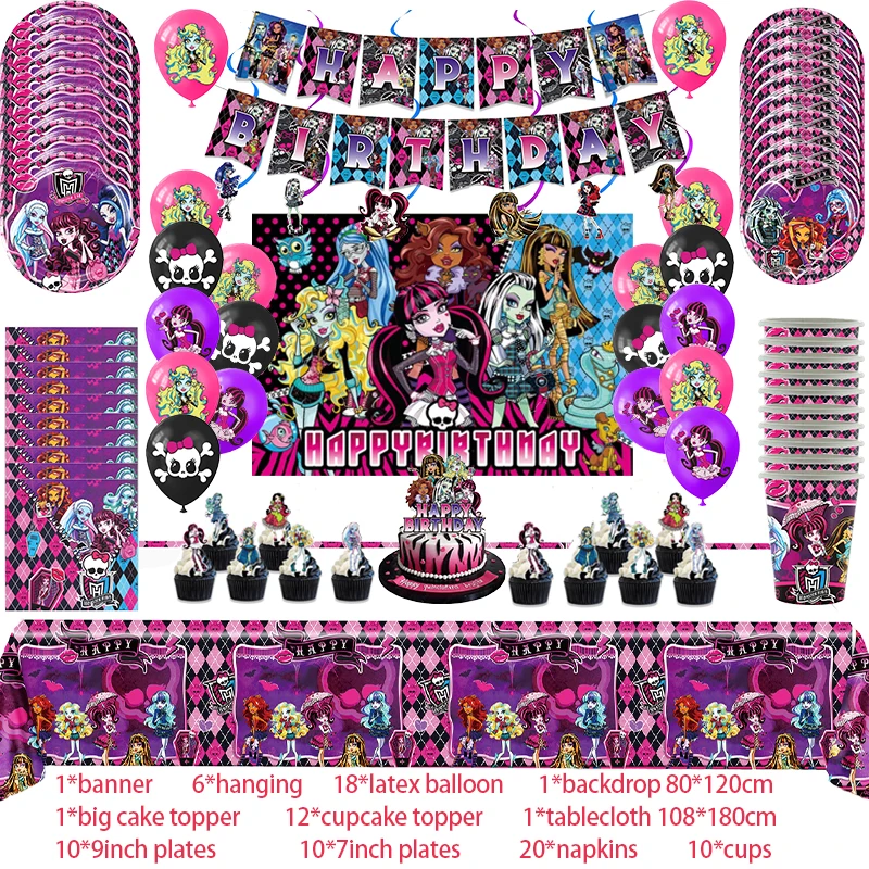 Monster High Printable Cupcake Toppers