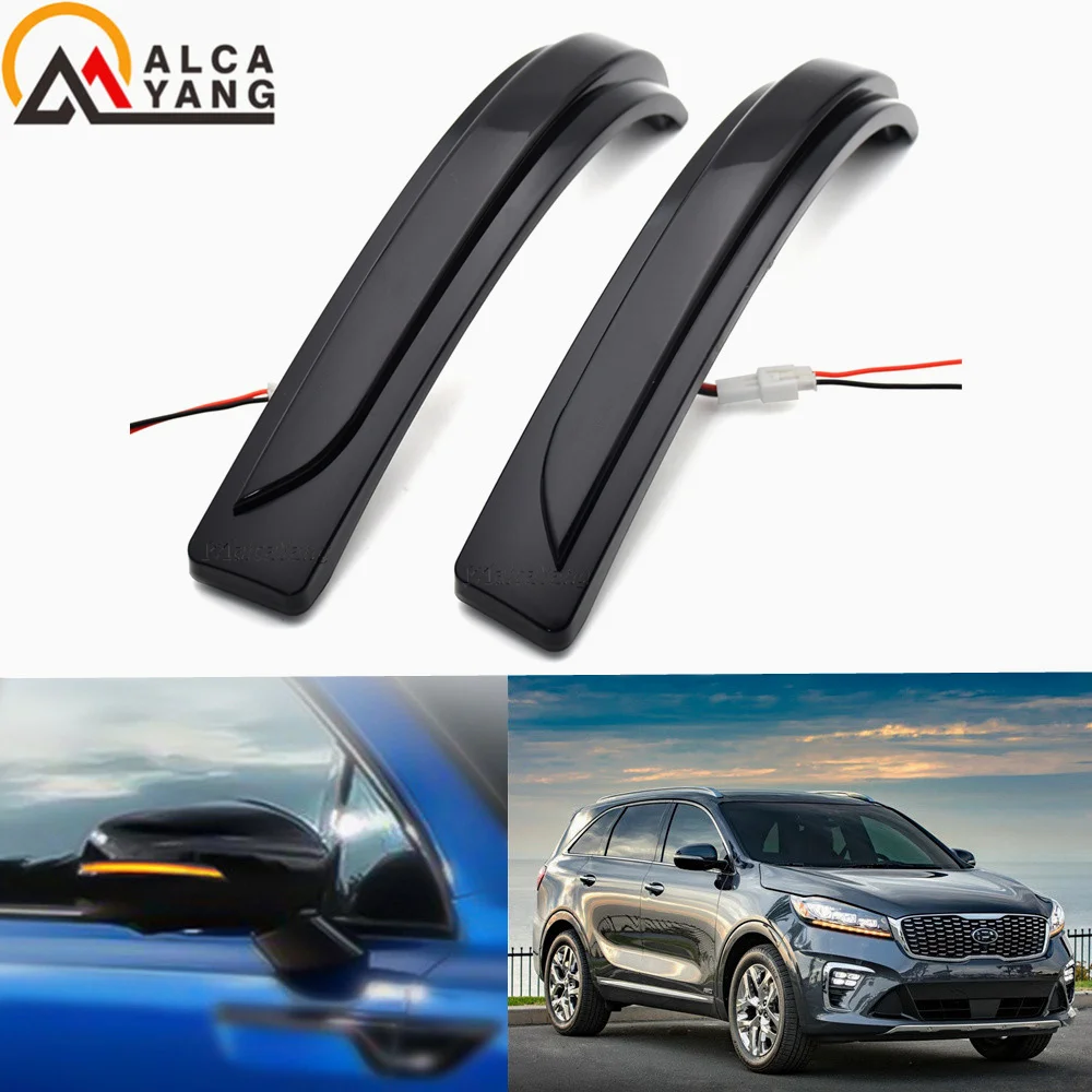 For-Kia-Sorento-Dynamic-Turn-Signal-LED-Side-Rearview-Mirror-Indicator ...