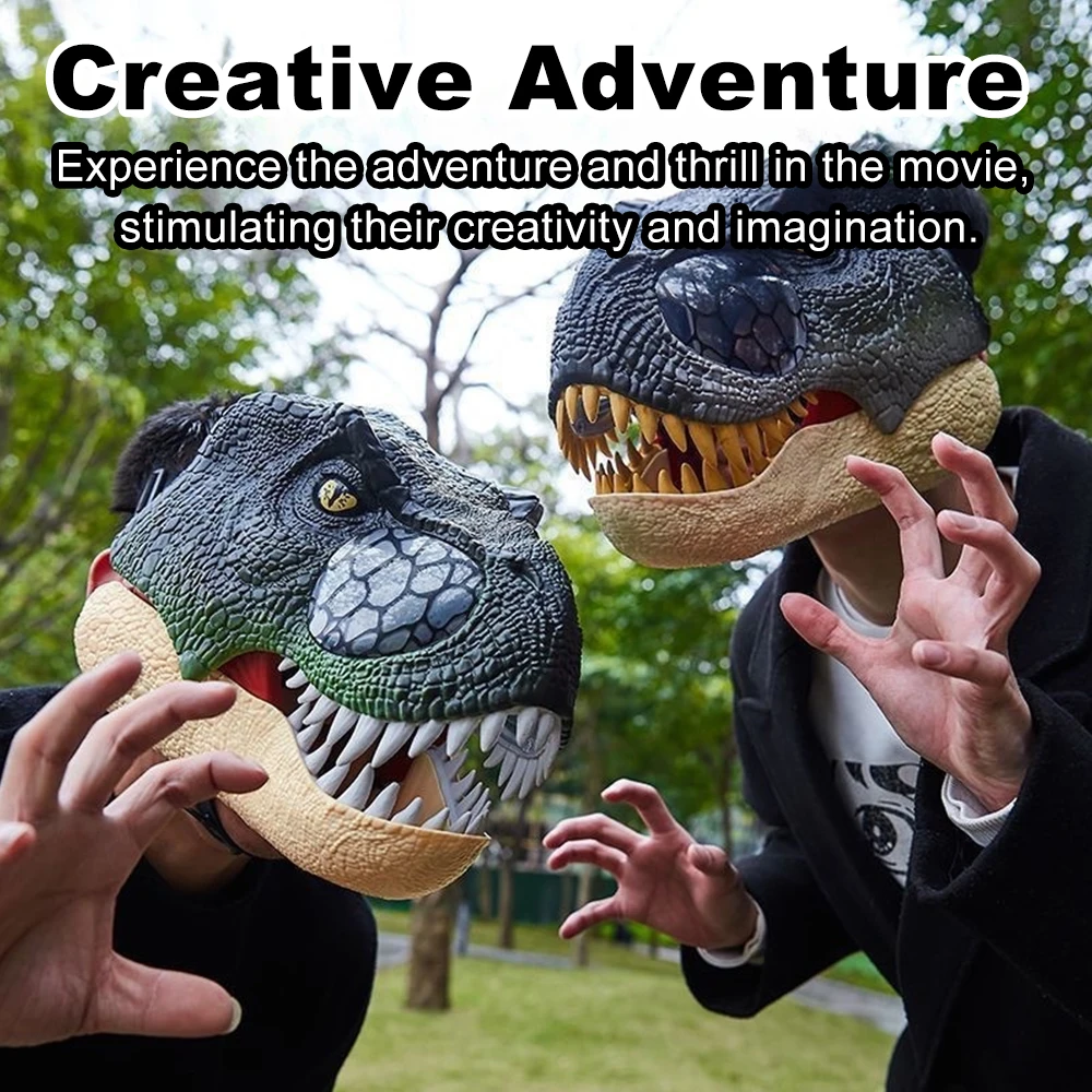 Simulation-Dinosaur-Electric-Mask-Jurassic-World-Movie-inspired ...