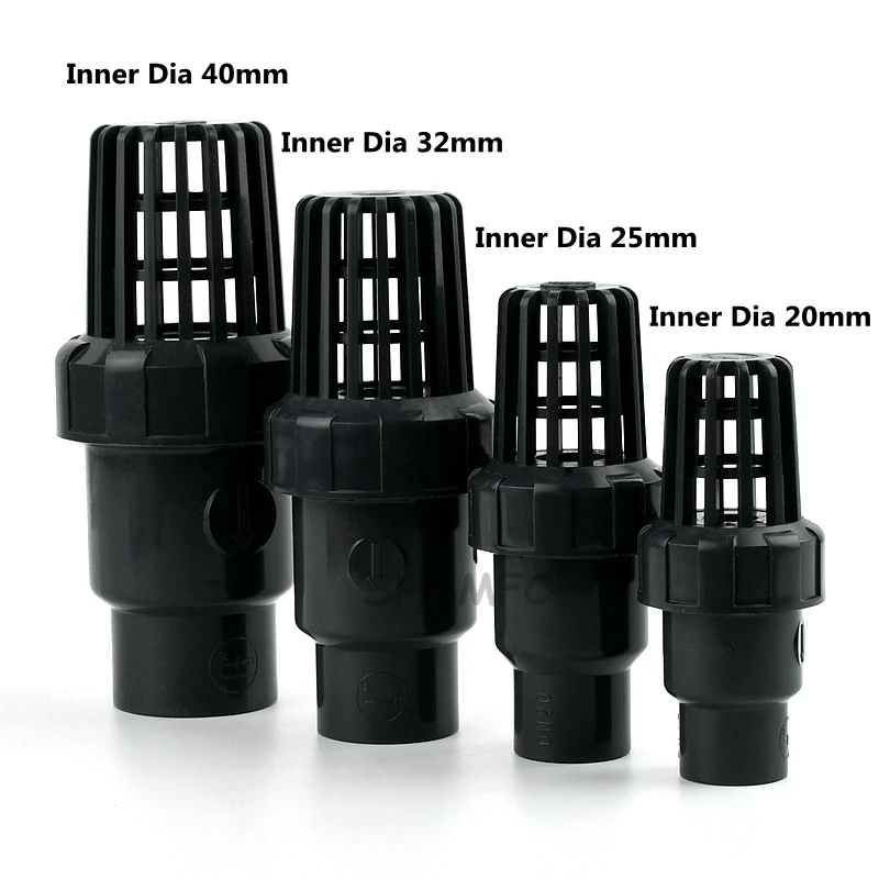 I-D-20-200mm-UPVC-Bottom-Valve-With-Check-Water-Pump-Water-Inlet-Outlet ...