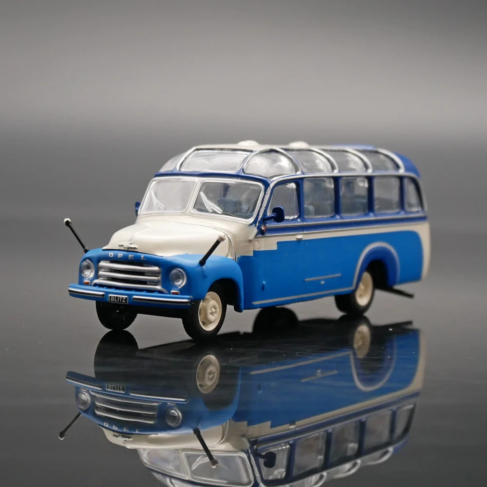 Diecast 1/72 Scale Opel Blitz Retro Bus Alloy Cars Model Collectible ...