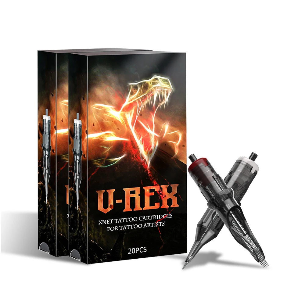 T-rex-cartucho-de-tatuaje-con-almohadillas-redondas-esterilizador-desechable-maquillaje ...