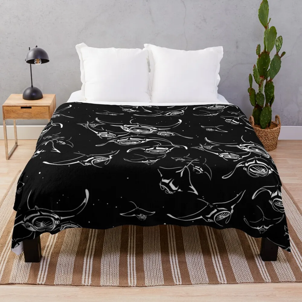 Manta-Rays-landing-Throw-Blanket-Designer-Blankets-Decorative-Throw ...