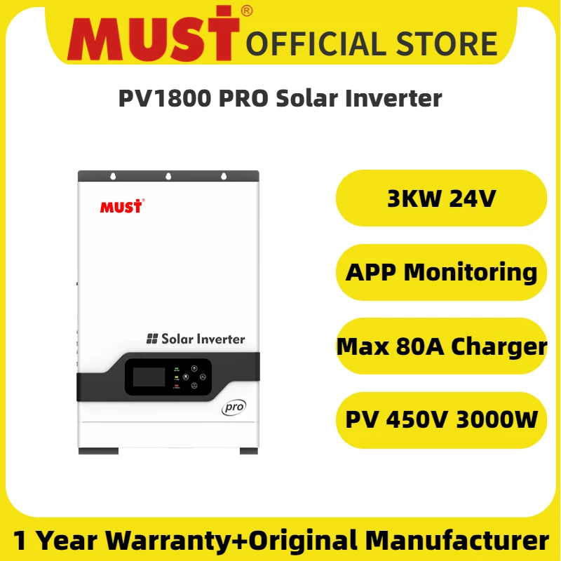 Mppt Solar Charge Controller Wifi | Hybrid Solar Inverter 3kw Must ...