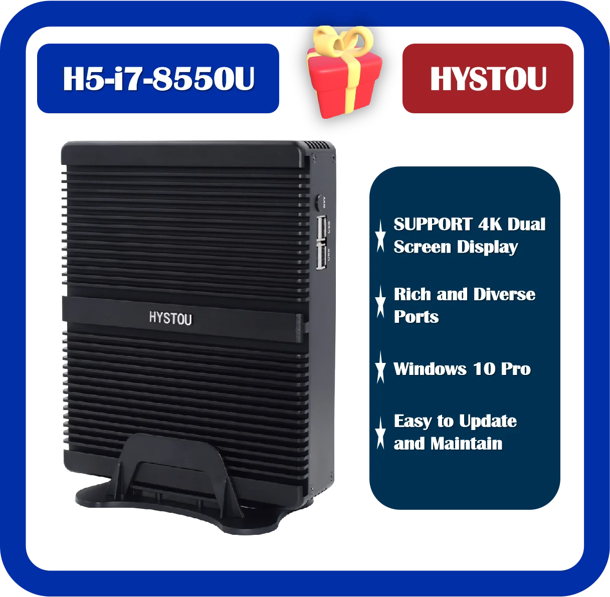 Hot Sale Latest 8th Gen Quad Core I7 8550u Server I5 8250u Hdmi Desktop ...