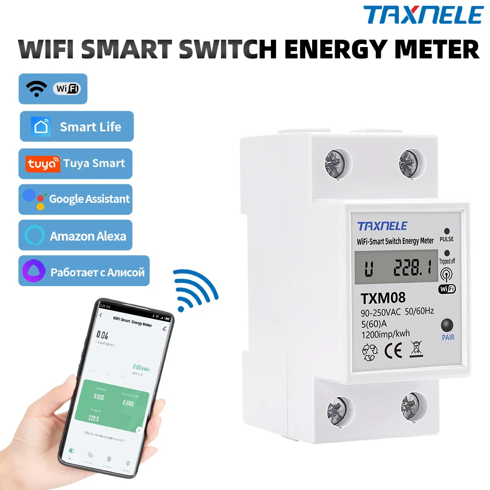 Wifi Smart Home Energy Monitor | Smart Power Meter Wifi 110v | Wifi ...