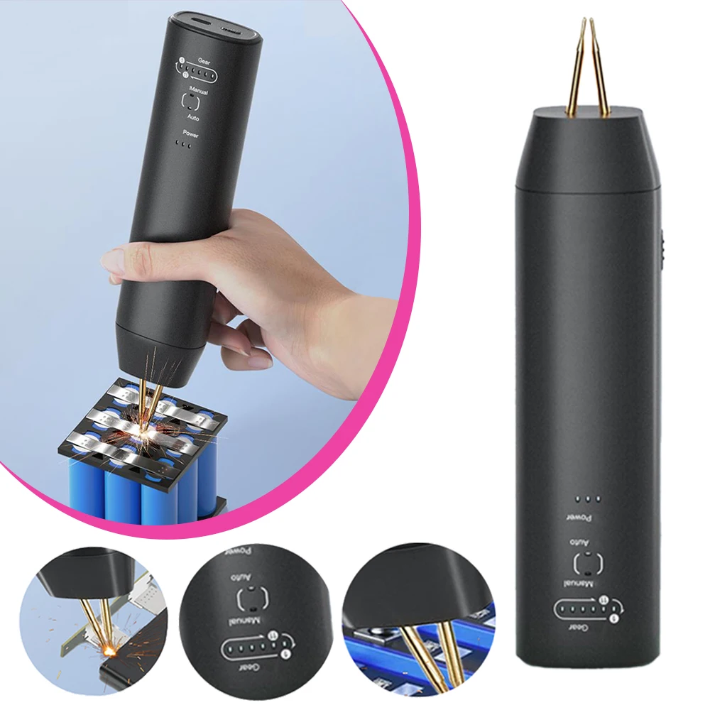 Battery-Spot-Welder-11-Gear-Adjustable-Portable-Battery-Welder-Spot-Welding-Tool-Kit-Welding ...