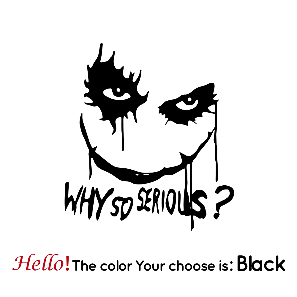 why-so-serious-text-Vinyl-Sticker-For-motor-helmet-Decal-joker ...
