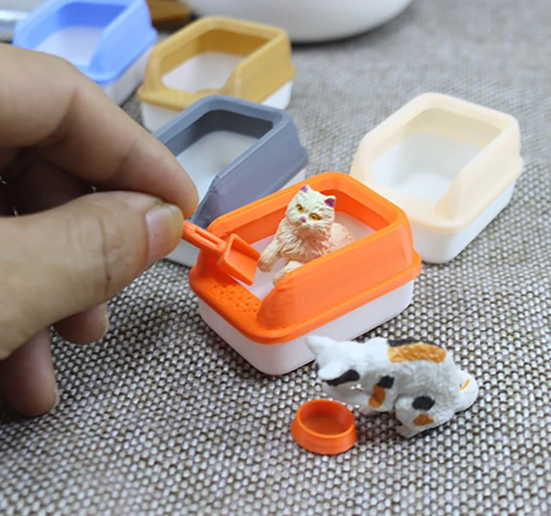3Pcs-set-Home-Decoration-1-12-Dollhouse-Miniature-Cat-Litter-Box-Model ...