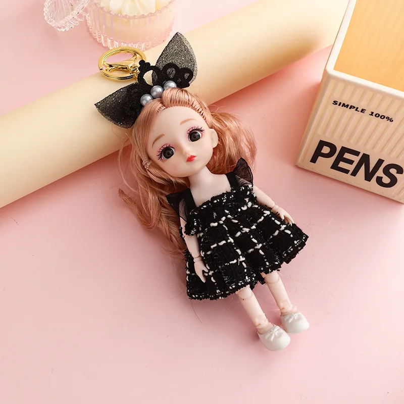 16cm Ins Wind Cute Girl Small Fragrant Wind Dress up Doll with 13 ...
