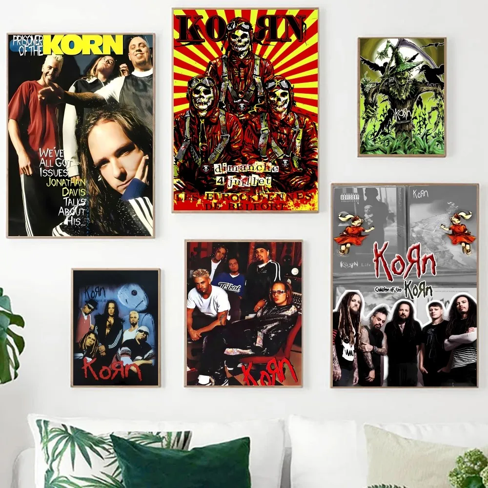 Korn-Rock-Band-Music-Good-Quality-Prints-and-Posters-Vintage-Room-Home ...