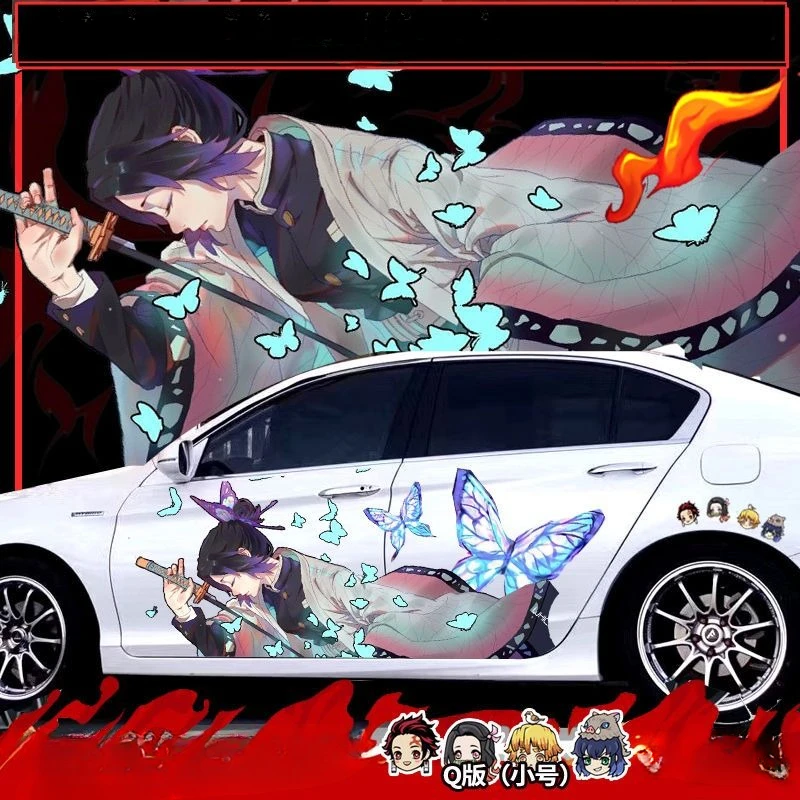 Demon-Slayer-Car-Tanjiro-Kamado-Kochou-Shinobu-Stickers-Anime ...