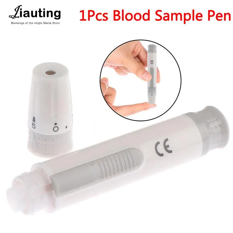 1pcs-Adjustable-Depth-Blood-Sampling-Glucose-Test-Pen-Blood-Sample-Pen ...