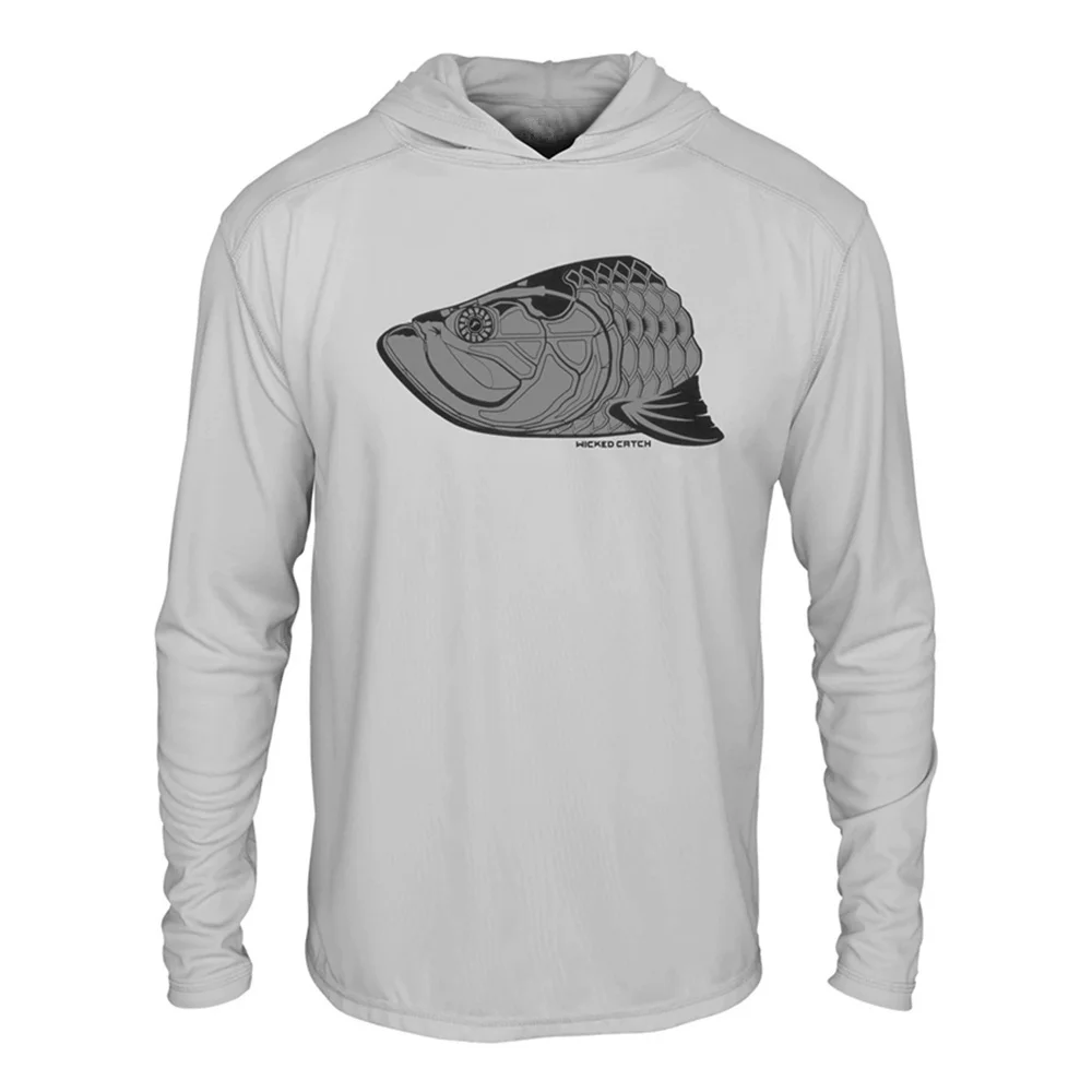Summer Men's Performance Long Sleeve Hoodie Fishing Wear Camisa De ...