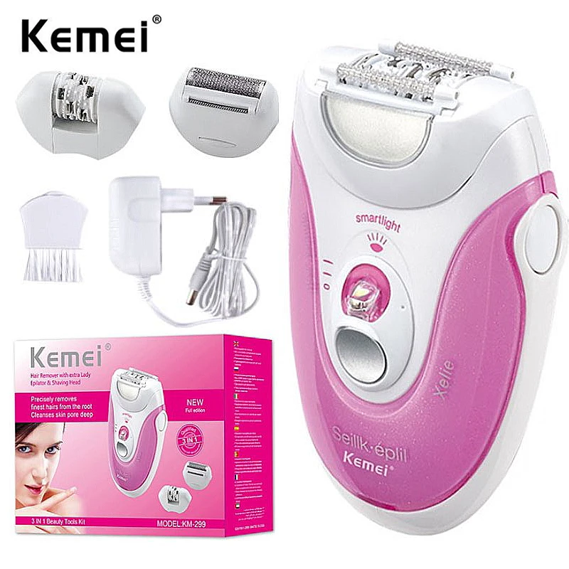 Kemei-299-cord-electric-epilator-for-women-facial-body-hair-remover ...