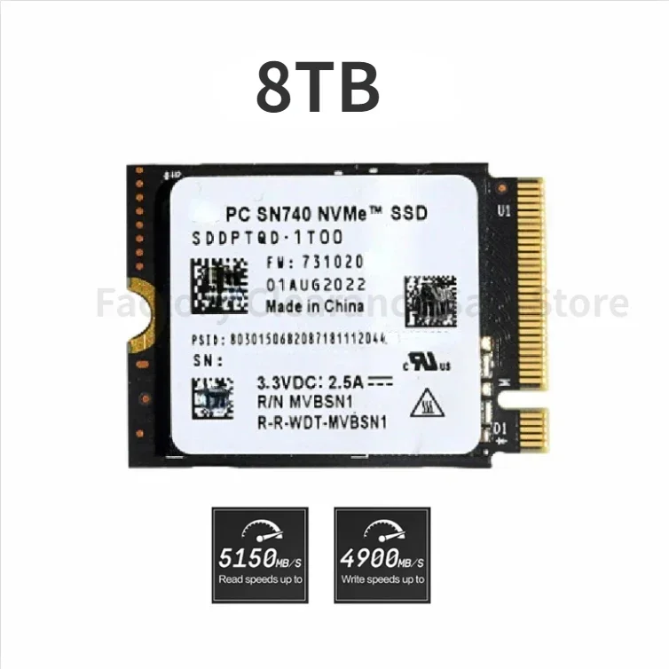 NUEVO SSD M2 SN740 4TB 1TB 2TB 2230 M.2 NVMe PCIe 4.0 original para ...