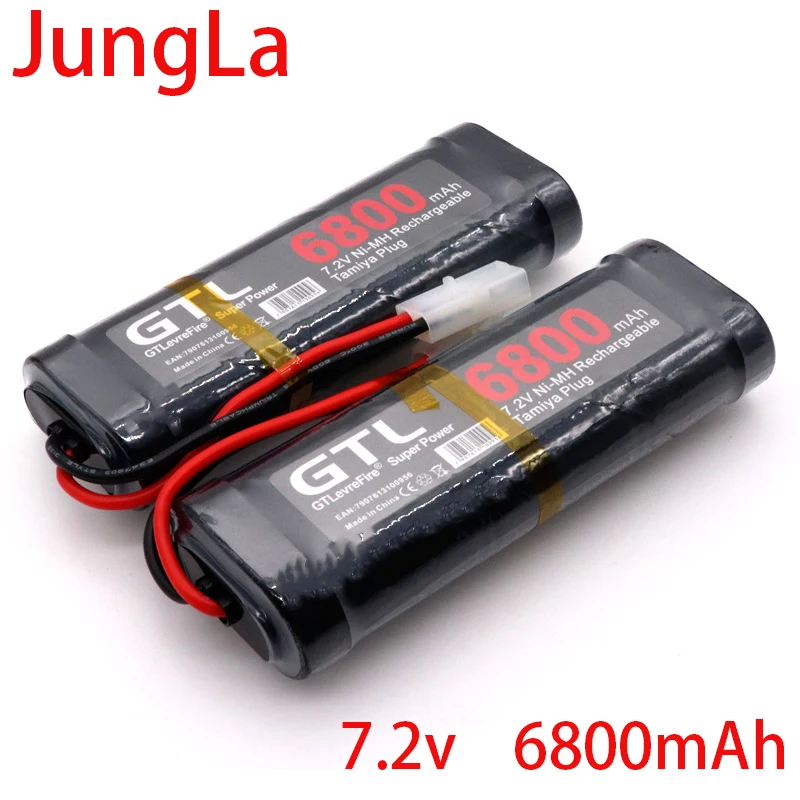 7.2V 6800mAh NiMH Replacement RC Battery with Tamiya Discharge ...