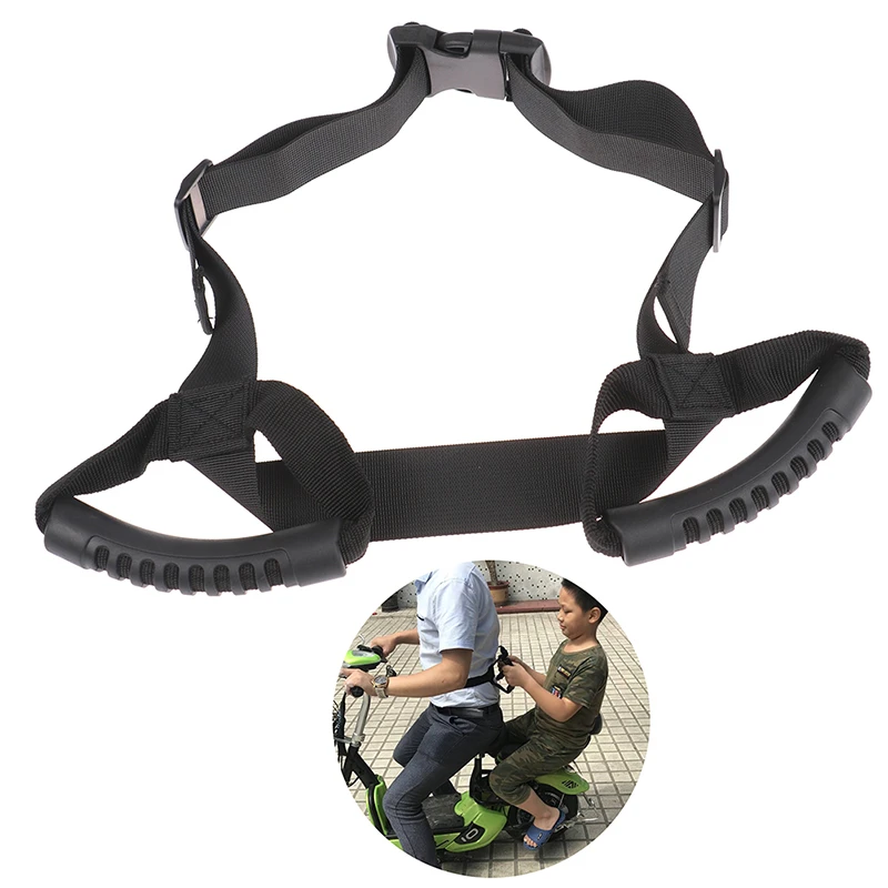 Safety Belt For Motorcycle And Scooter, Adjustable Grab Handle Children ...