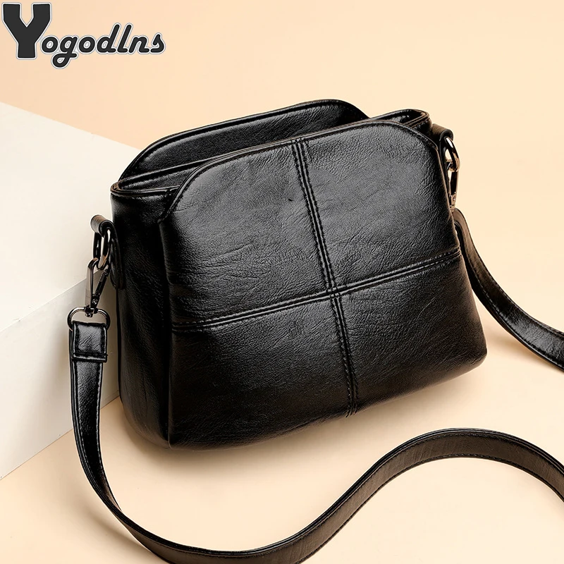 Bolsas-de-ombro-de-couro-PU-para-mulheres-bolsas-pequenas-design-retro ...