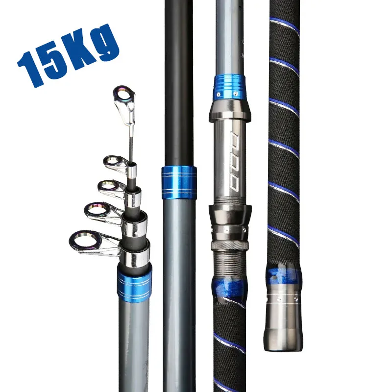New-Carbon-Sea-Rod-2-1-4-5M-Superhard-Long-Throwing-Rod-Telescopic ...