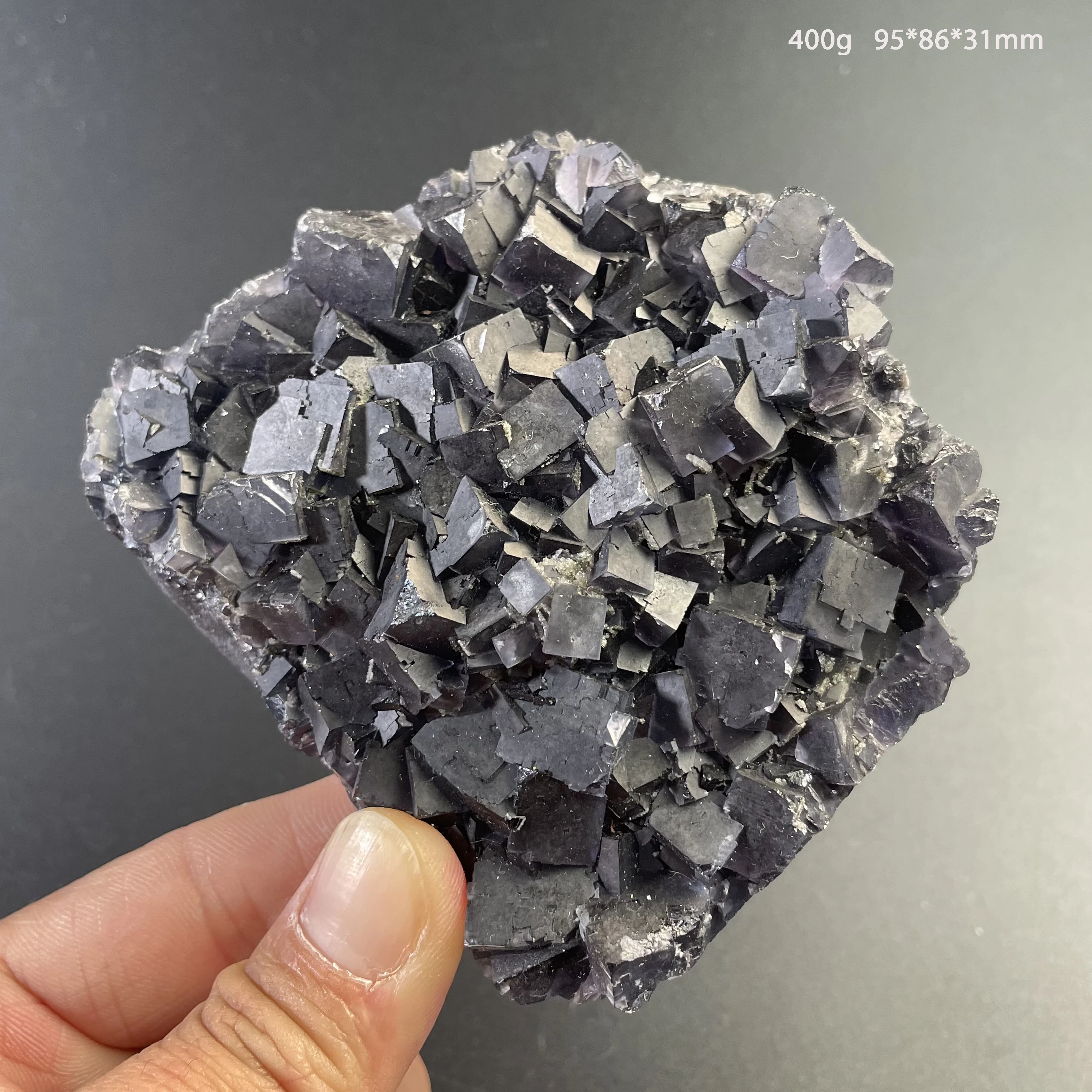 Natural Blue Fluorite Raw Stone Crystal Cluster Fluorescence Mineral ...
