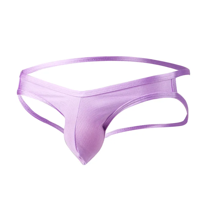 Men Underwear Thong Jockstrap Backless Breathable Mesh Jock Strap Homme ...