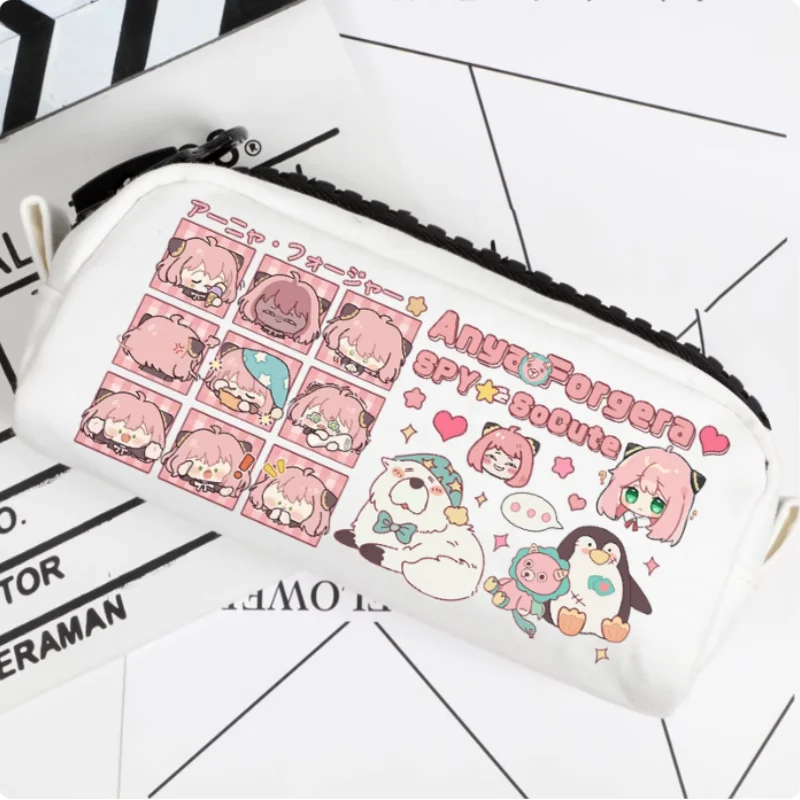 Anime-Spy-Family-Anya-Forger-Pencil-Case-Oxford-Canvas-Storage-Bag ...