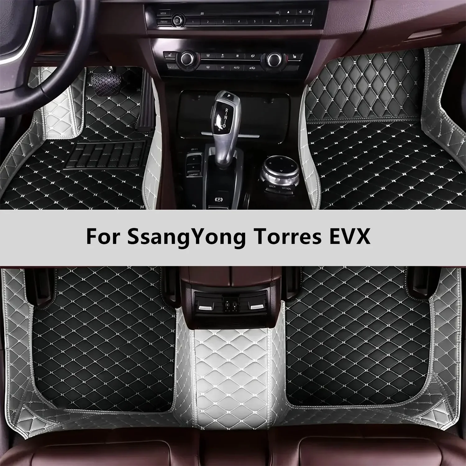 Custom Car Floor Mats For SsangYong Torres EVX 2023 2024 2025 2026 ...