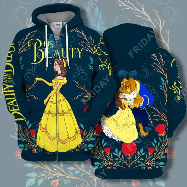 T-shirt-Beauty-The-Beast-Her-Beast-Couple-T-shirt-Awesome-DN-Beauty-The ...