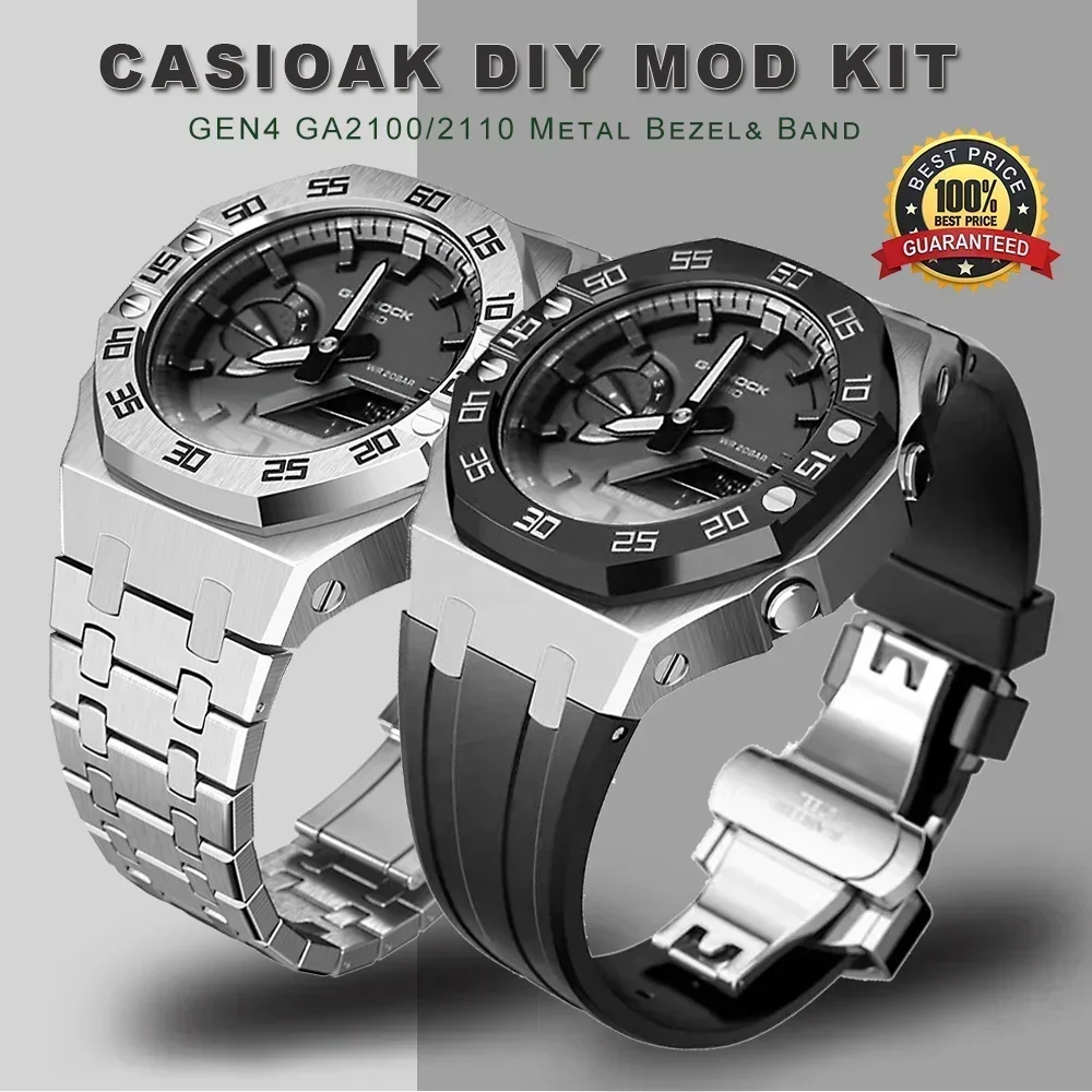 CasiOak-Mod-Kit-GEN4-GA2100-Metal-Bezel-Modification-3rd-4rd-Generation ...